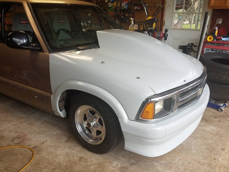 2nd Gen S10 6’’ Bubble Hood - Eric Kenward Racing